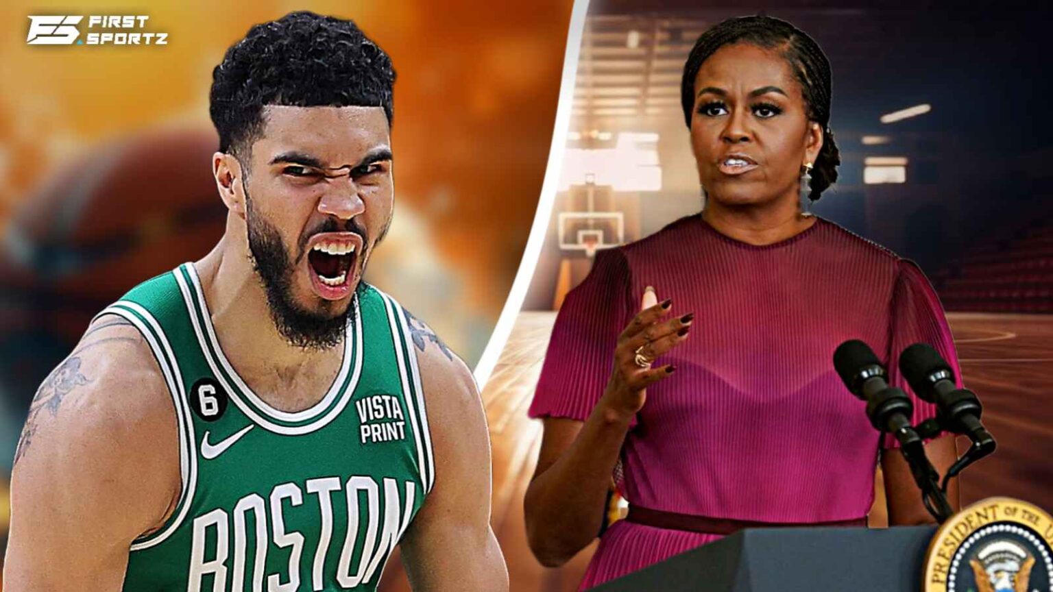 Jayson Tatum joins Michelle Obama to call for fans to vote in upcoming ...