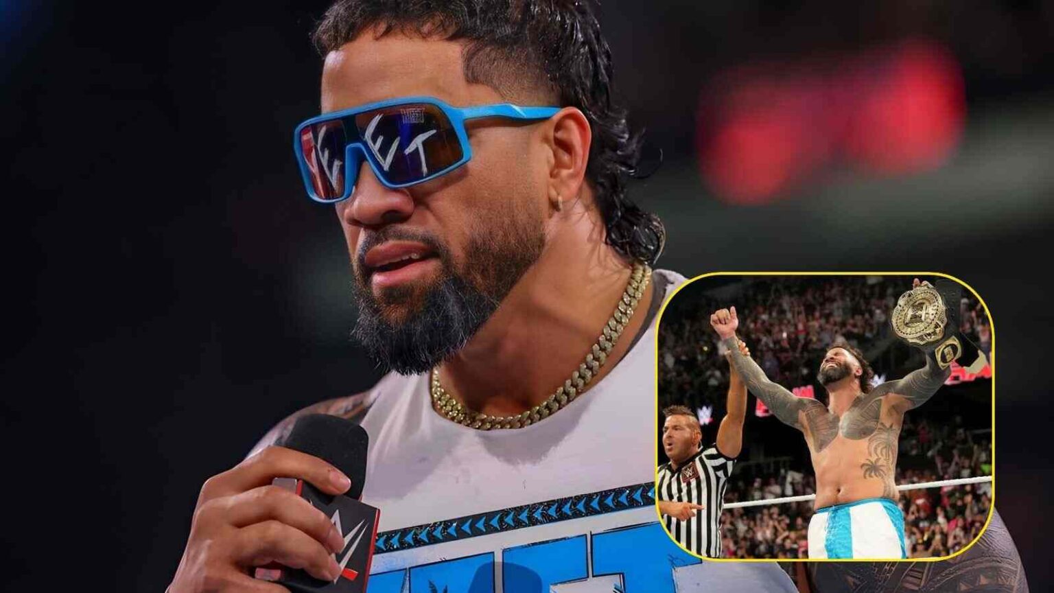 Jey Uso sends a message to his haters following emotional title victory ...