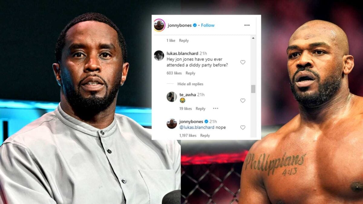P. Diddy party question quickly shut down by UFC 'GOAT' Jon Jones