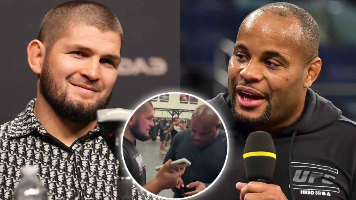VIDEO: Daniel Cormier hilariously confronts Khabib Nurmagomedov after ...