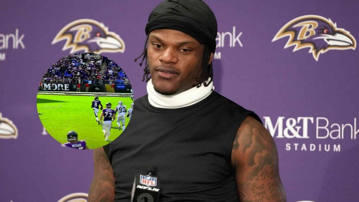 (Video) Lamar Jackson's late improvised lateral fails miserably as the ...