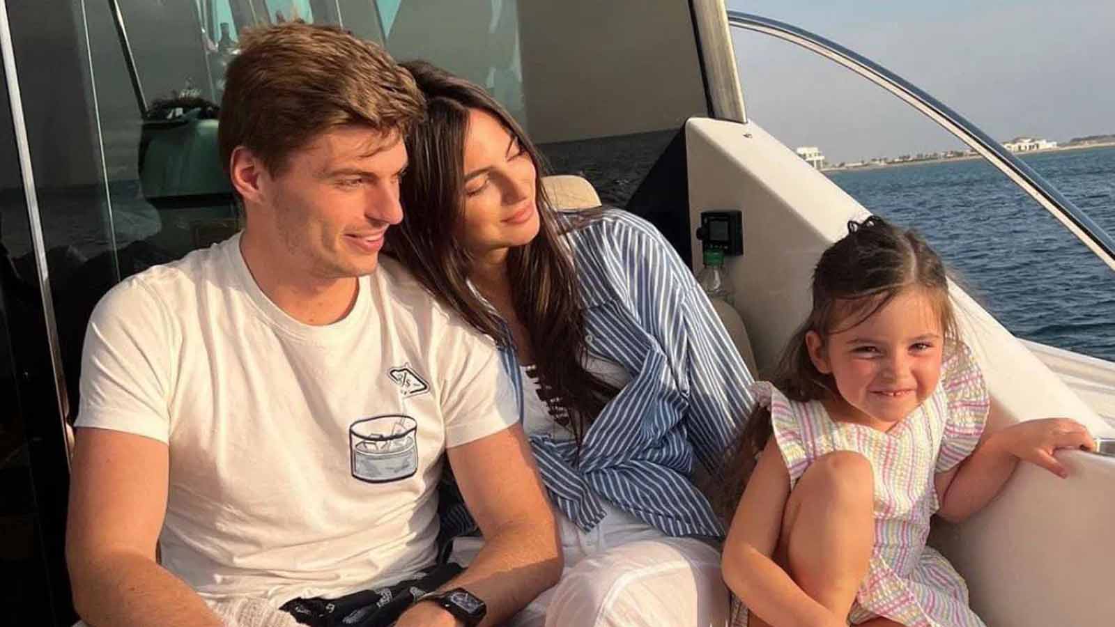 Kelly Piquet shares adorable picture with Max Verstappen and daughter ...