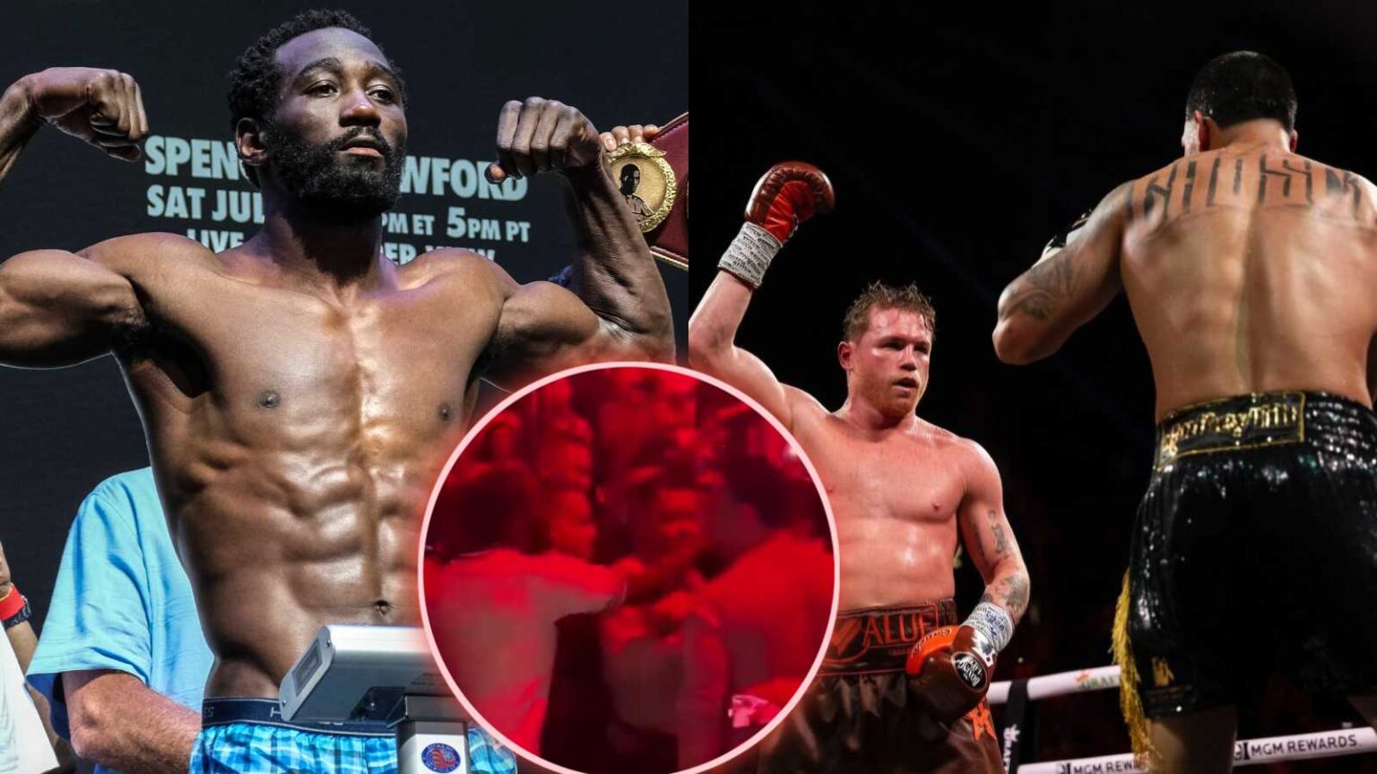 'Kendrick Lamar' Terence Crawford ALMOST gets into fight at Canelo ...