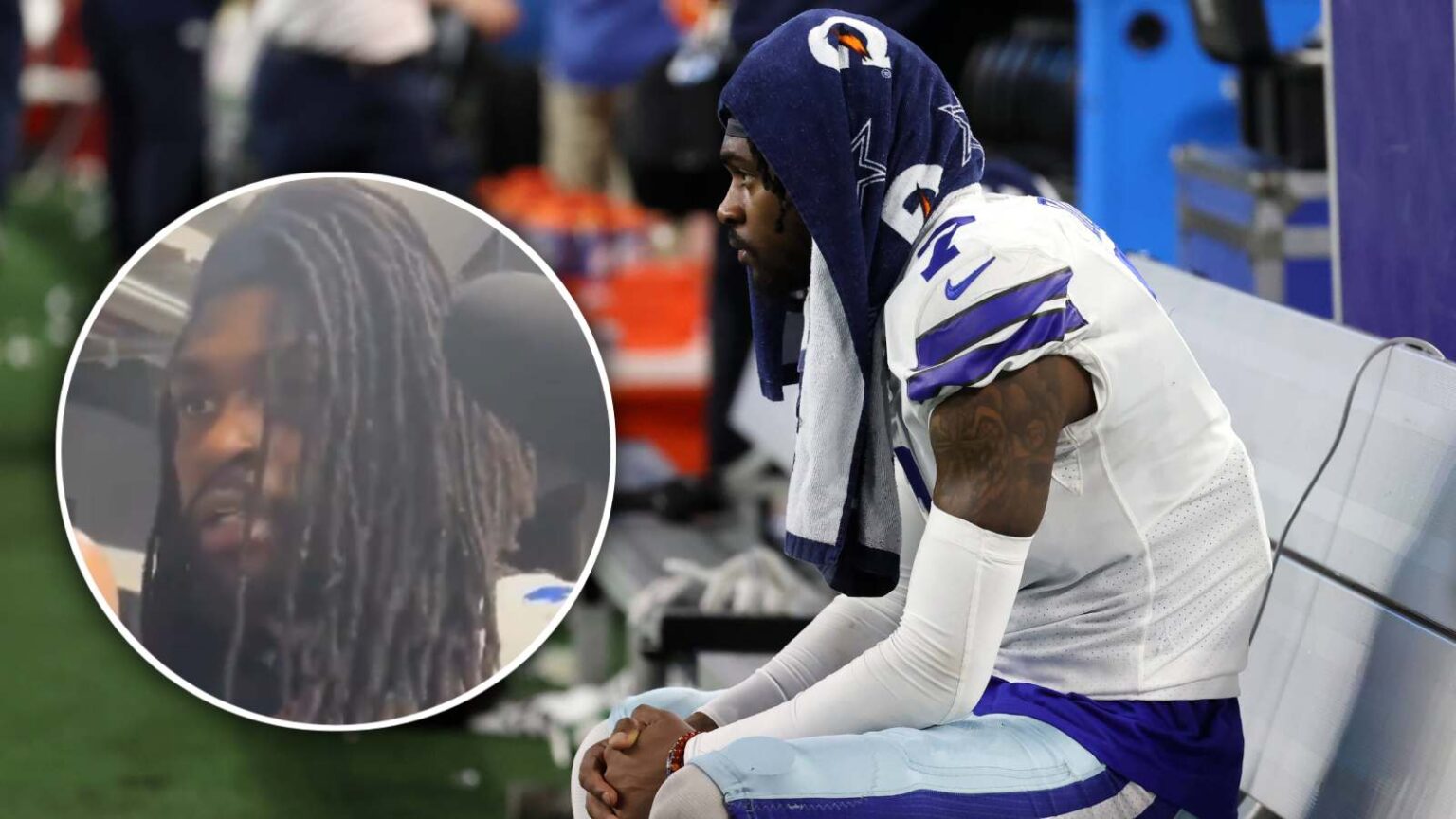 'Furious' Trevon Diggs lashes out at reporter for a social media post ...