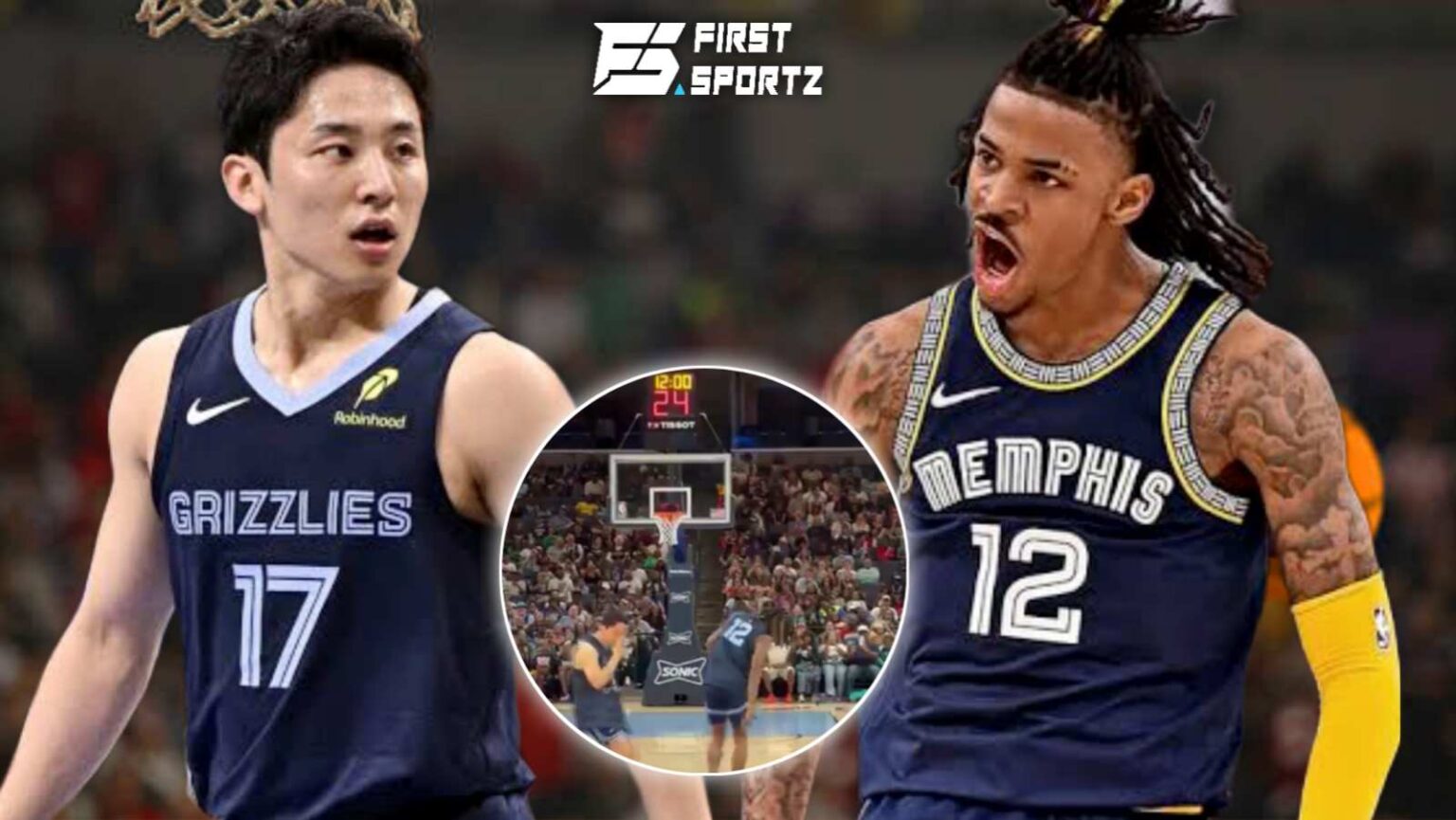 (Video) Ja Morant and 5'8'' Japanese teammate hit the 'Griddy' celebration after electric ...