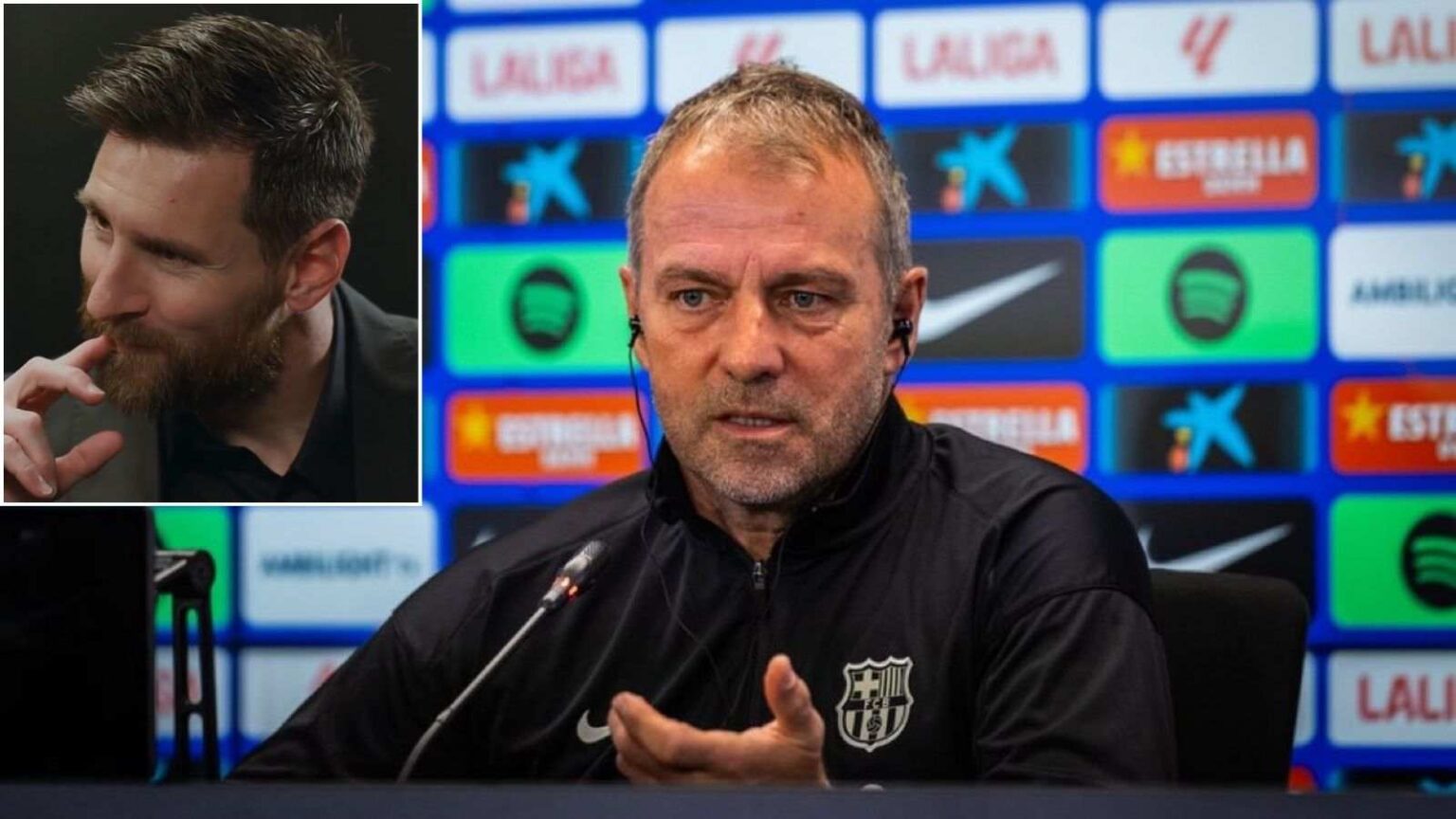 "I see his Barcelona as spectacular" Club legend Lionel Messi heaps praise on new manager Hansi ...