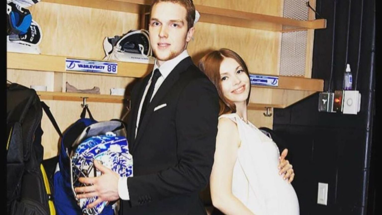 Who is Andrei Vasilevskiy's wife, Kseniya Vasilevskaya?