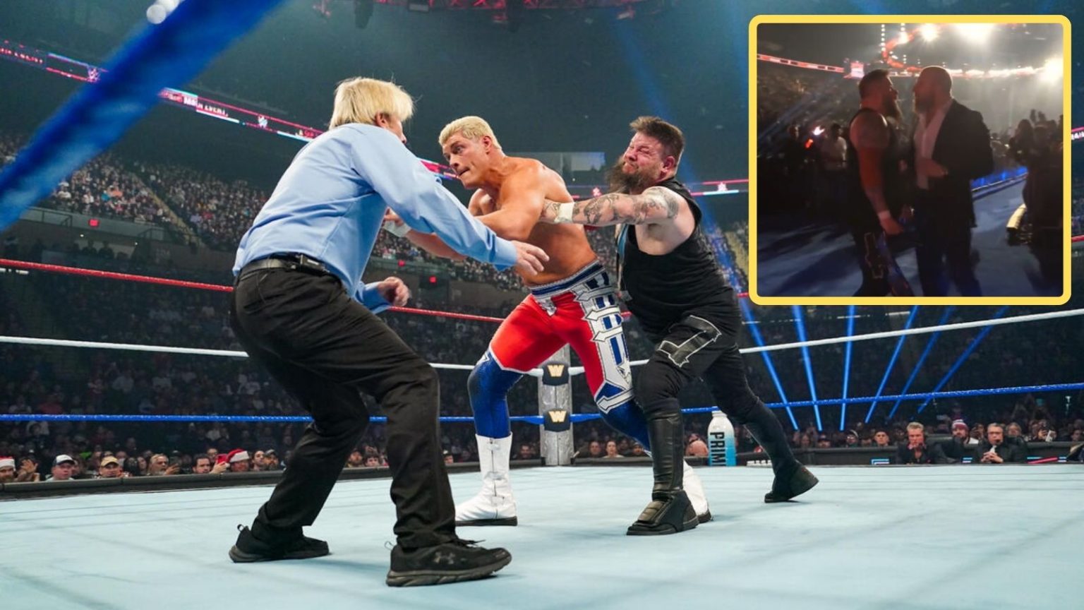 WATCH: 'ENRAGED' Triple H runs into a physical altercation with Kevin Owens following latter's ...