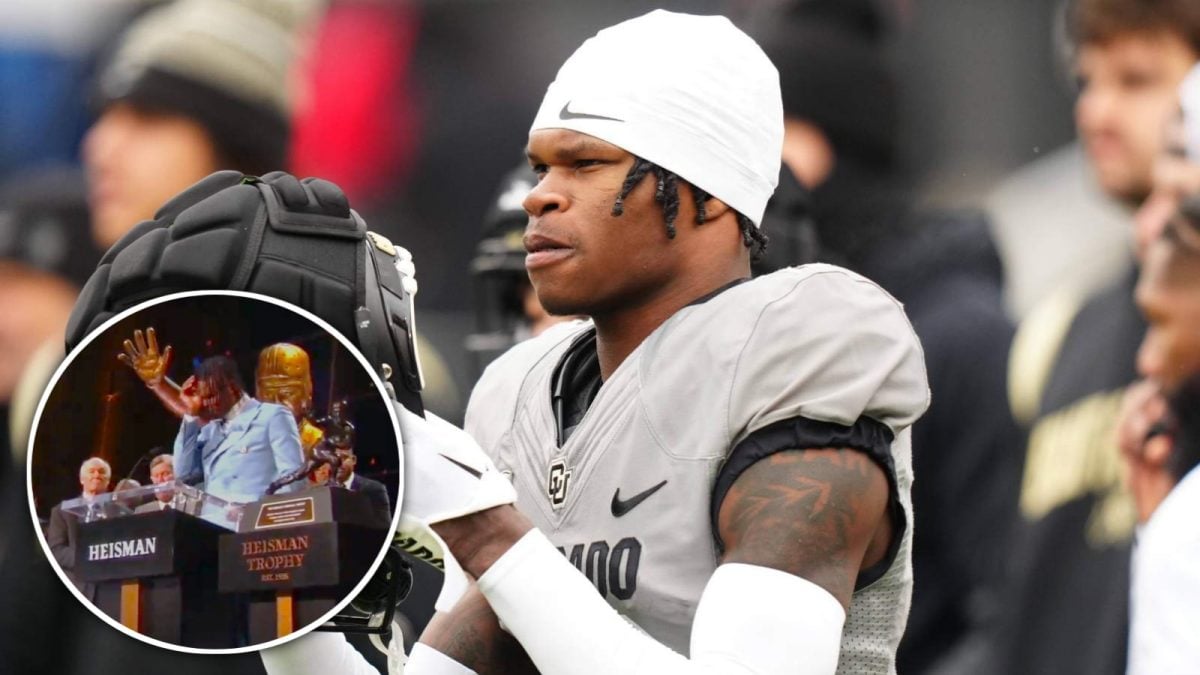 (Video) Teary-eyed Travis Hunter dedicates the Heisman Trophy win to ...