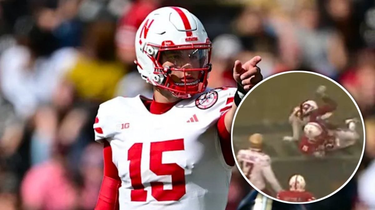 (Video) Massive fight broke out after Boston College DB's late tackle ...