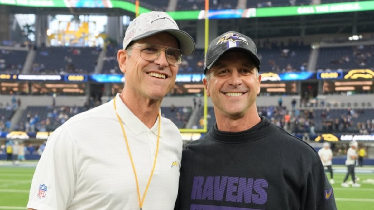 John Harbaugh boldly asserts his brother Jim Harbaugh "one of the most ...