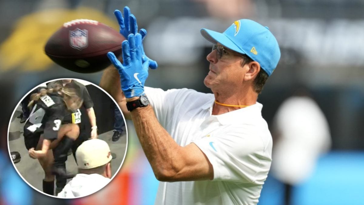 (Video) Wild fight broke out right behind an interview at Chargers ...