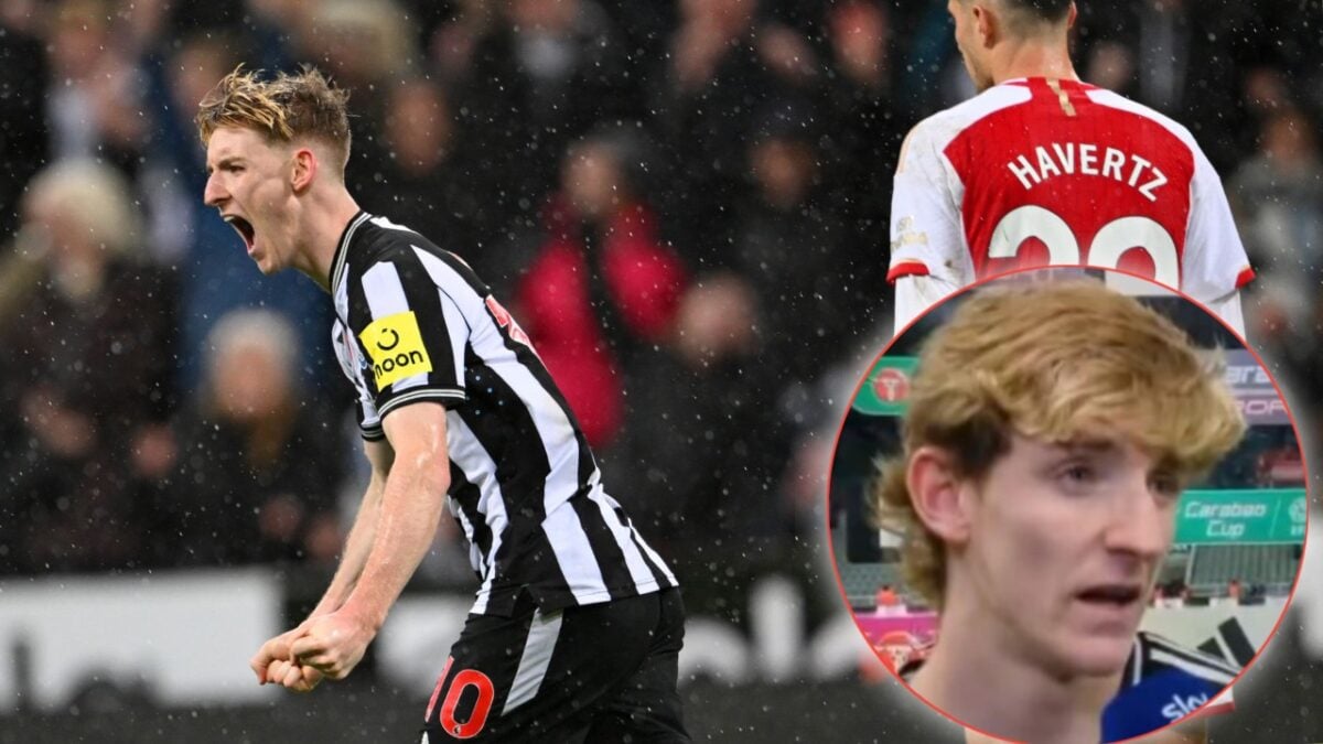 Anthony Gordon trolls Arsenal for 'humble' comments as Newcastle United ...