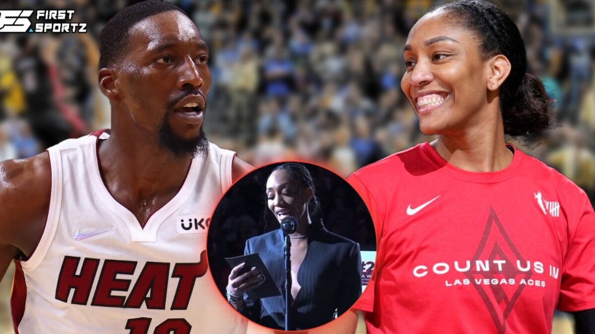 A'Ja Wilson 'hard-launches' NBA boyfriend Bam Adebayo with matching ...