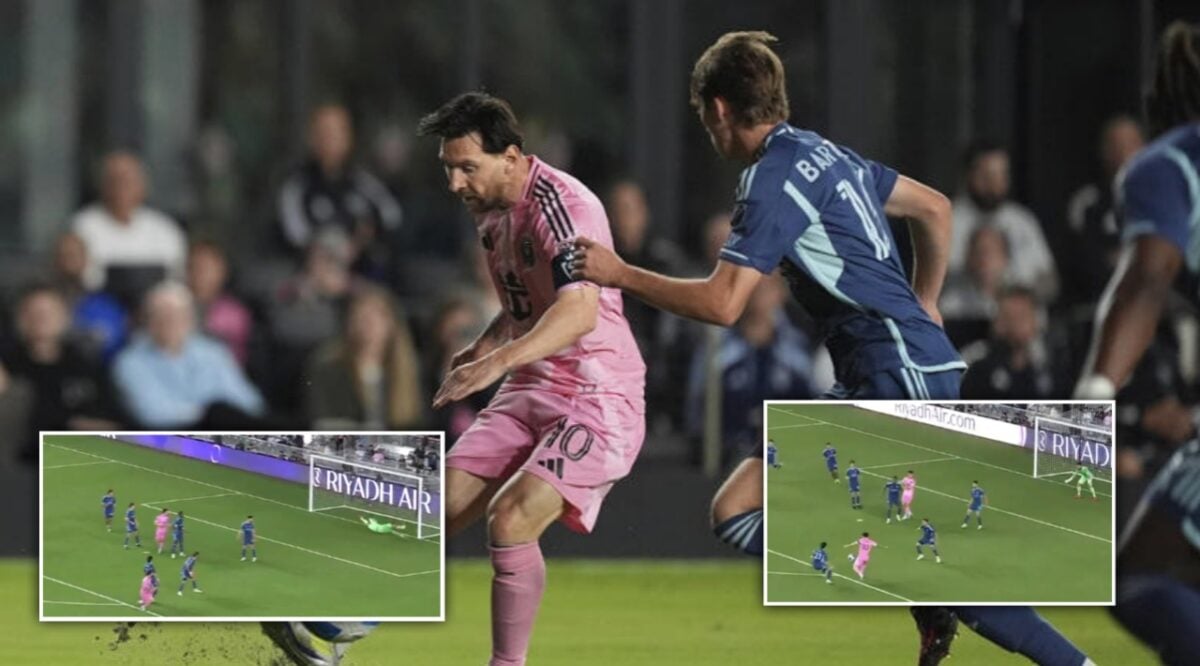 Fans THRILLED as Lionel Messi scores UNBELIEVABLE half volley for Inter ...