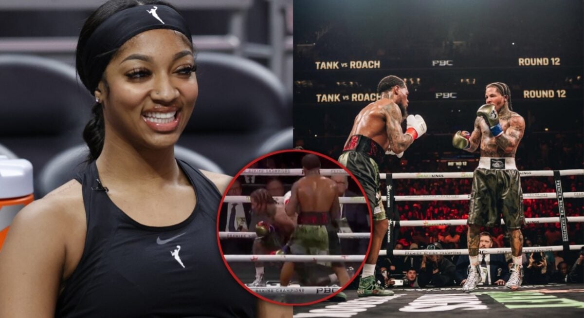 Angel Reese wildly predicted Gervonta Davis 'hair grease' controversy during Lamont Roach boxing ...