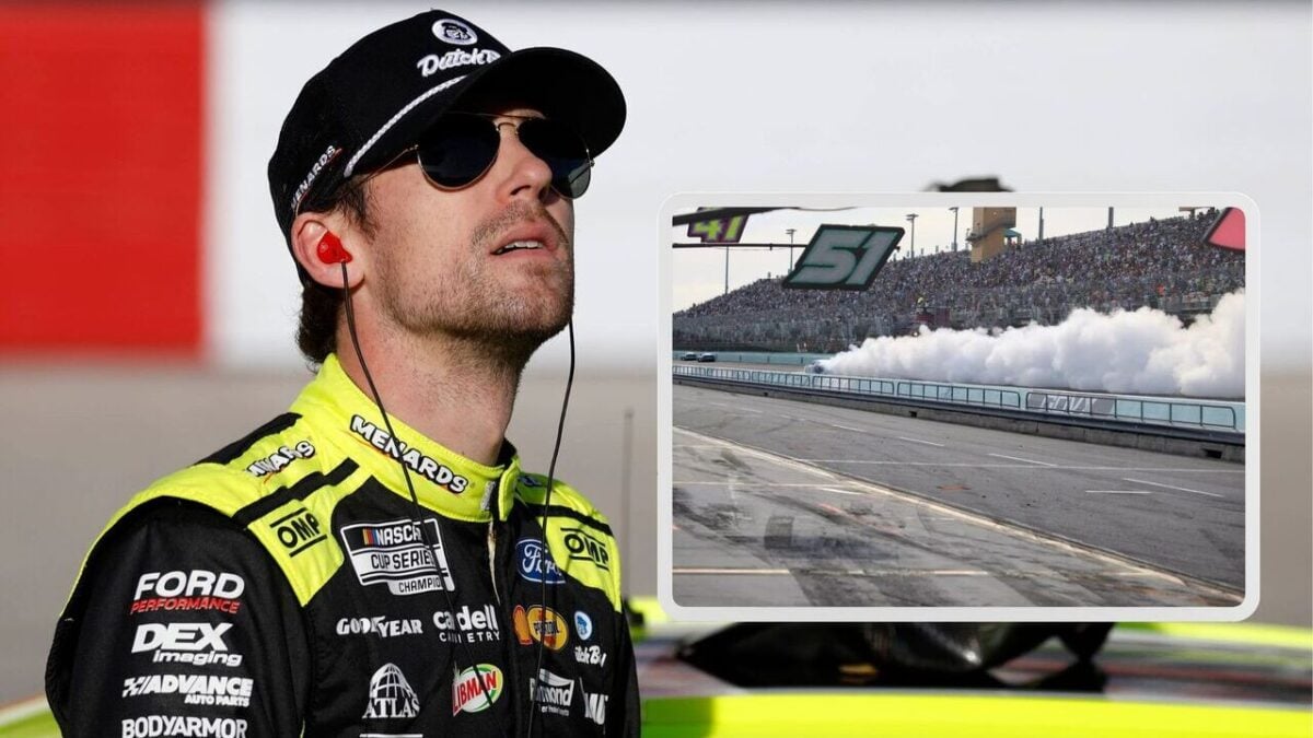 (Video) “You have got to be sh***ing me!” Ryan Blaney’s Ford engine ...